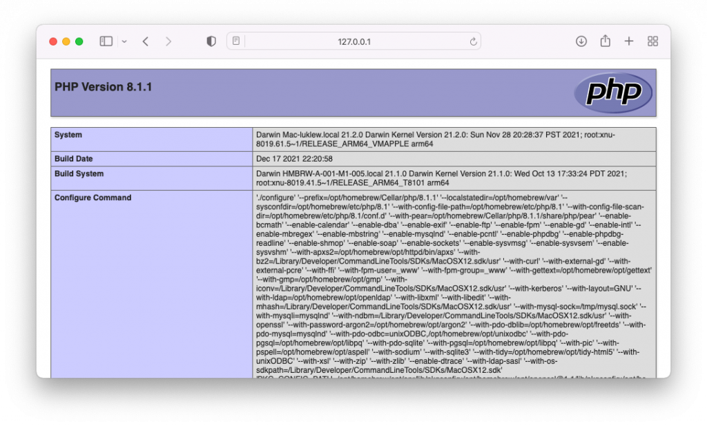 Instalacja PHP, MySQL, Nginx na macOS – Programista Dla Pasji